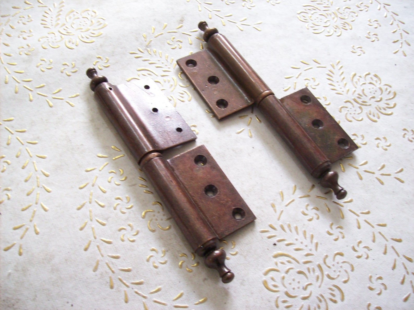 Italy Vintage Hinges in Bronze Iron. for Interior and External - Etsy