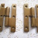 Italy Vintage Hinges Brushed Brass for Interior Doors of Excellent ...