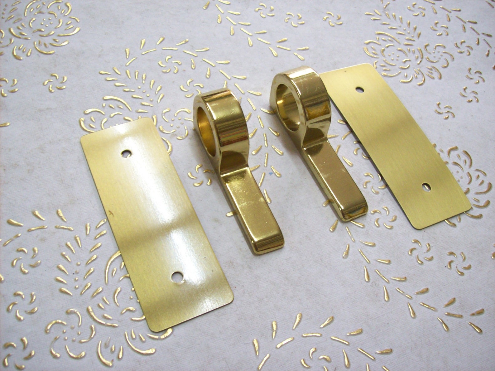 Vintage Italy Ancient Handle Antique Brass Furniture in High | Etsy