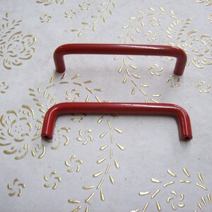 Italy Brass Handles in High Quality. Polished Red Handles. Iron Red ...