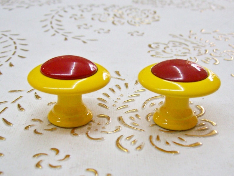 Italy Brass Knobs in High Quality.knob Yellow Lacquered Brass - Etsy