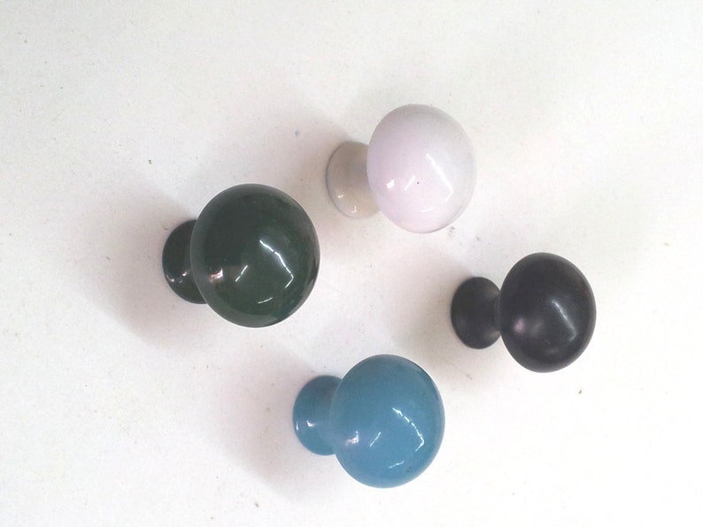 Italy Brass Knobs in High Quality. Brass Knob Tourquoise Bleu - Etsy