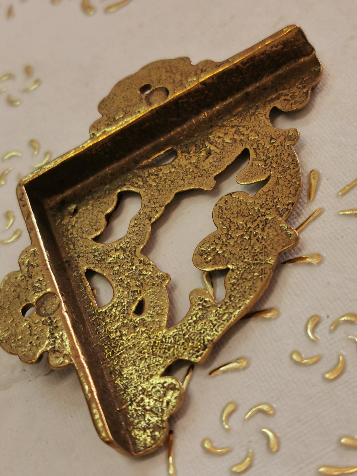 Vintage Italy Set of 4 High Quality Solid Brass Antique | Etsy