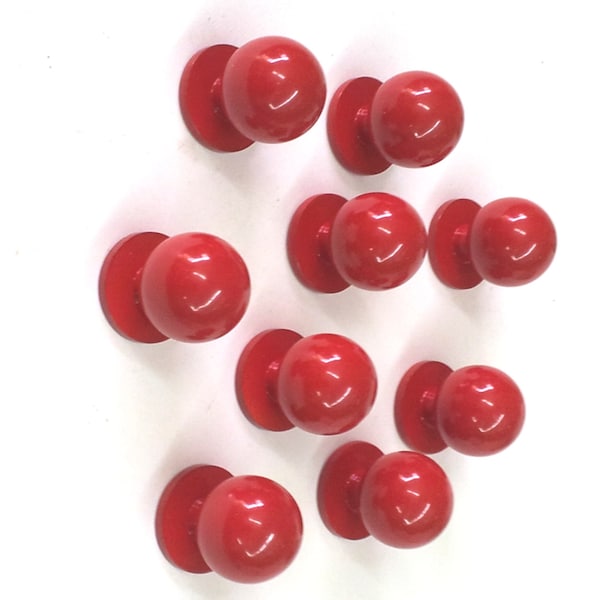 Red Knobs - Etsy