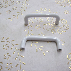 Italy Brass Handles in High Quality. Polished White Handles. Iron White ...