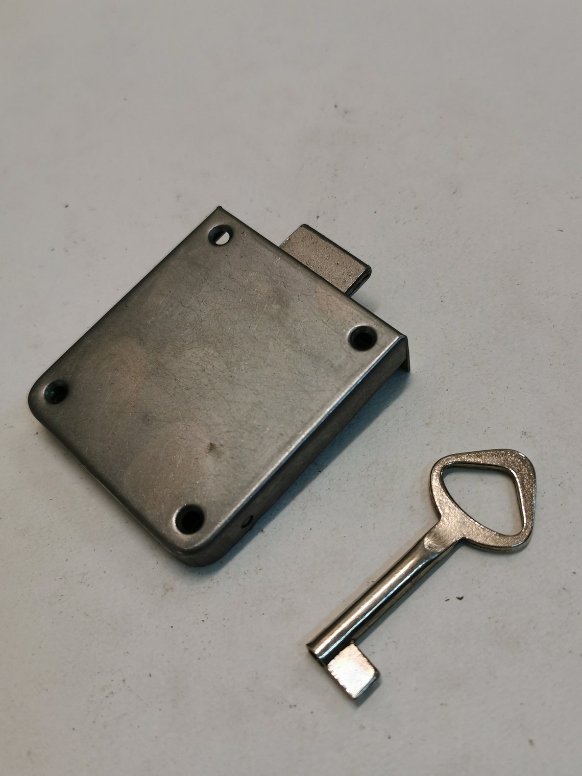 Vintage Italy LOCK With Steel Body With Iron Front Plate Mm - Etsy