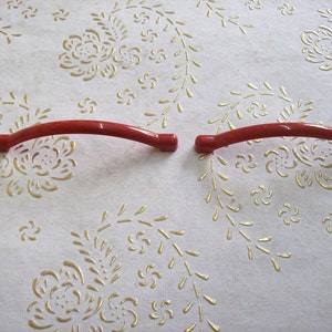 Italy Brass Handles in High Quality. Polished Red Handles. Iron Red ...