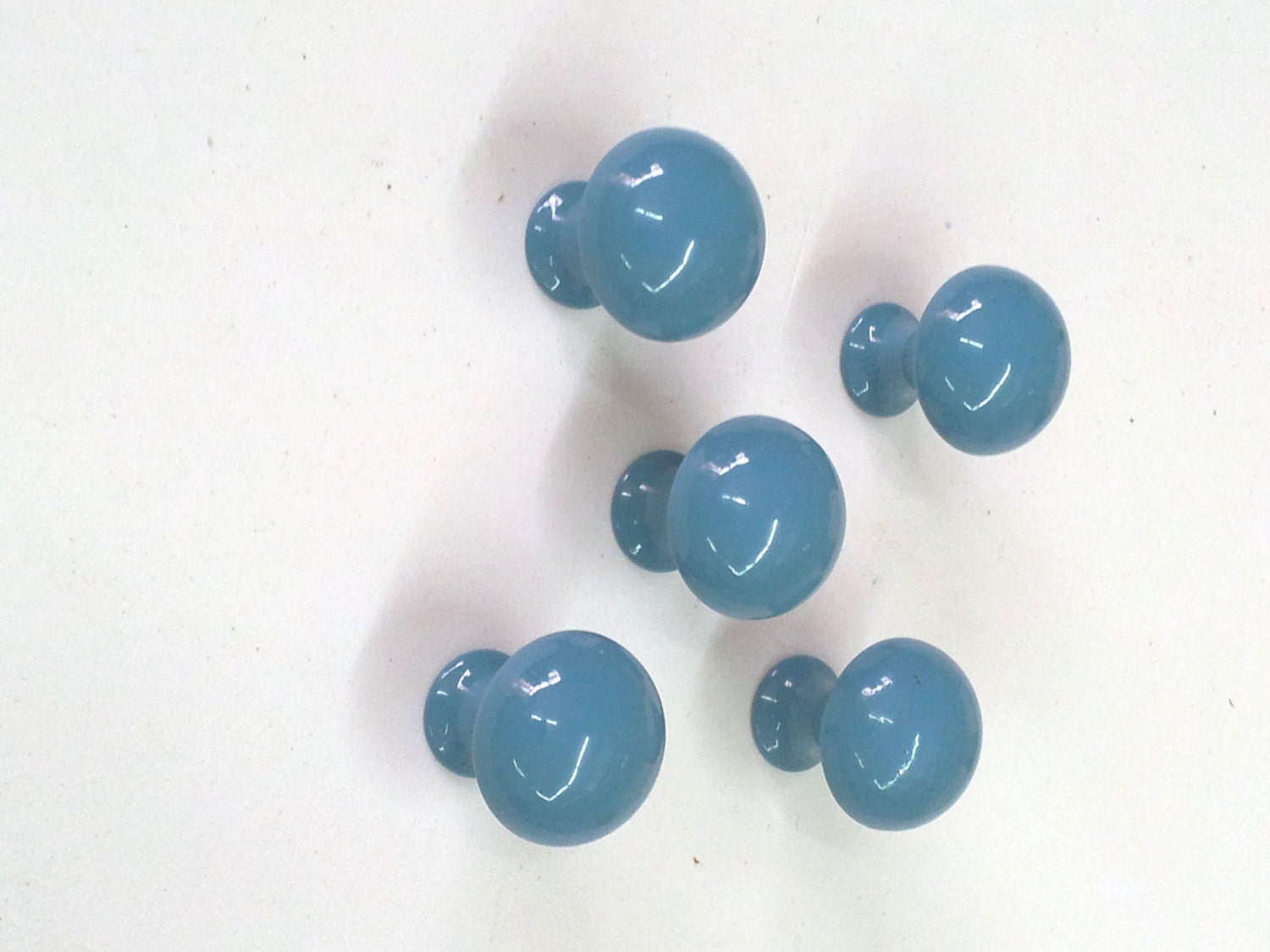 Italy Brass Knobs in High Quality. Brass Knob Tourquoise Bleu - Etsy