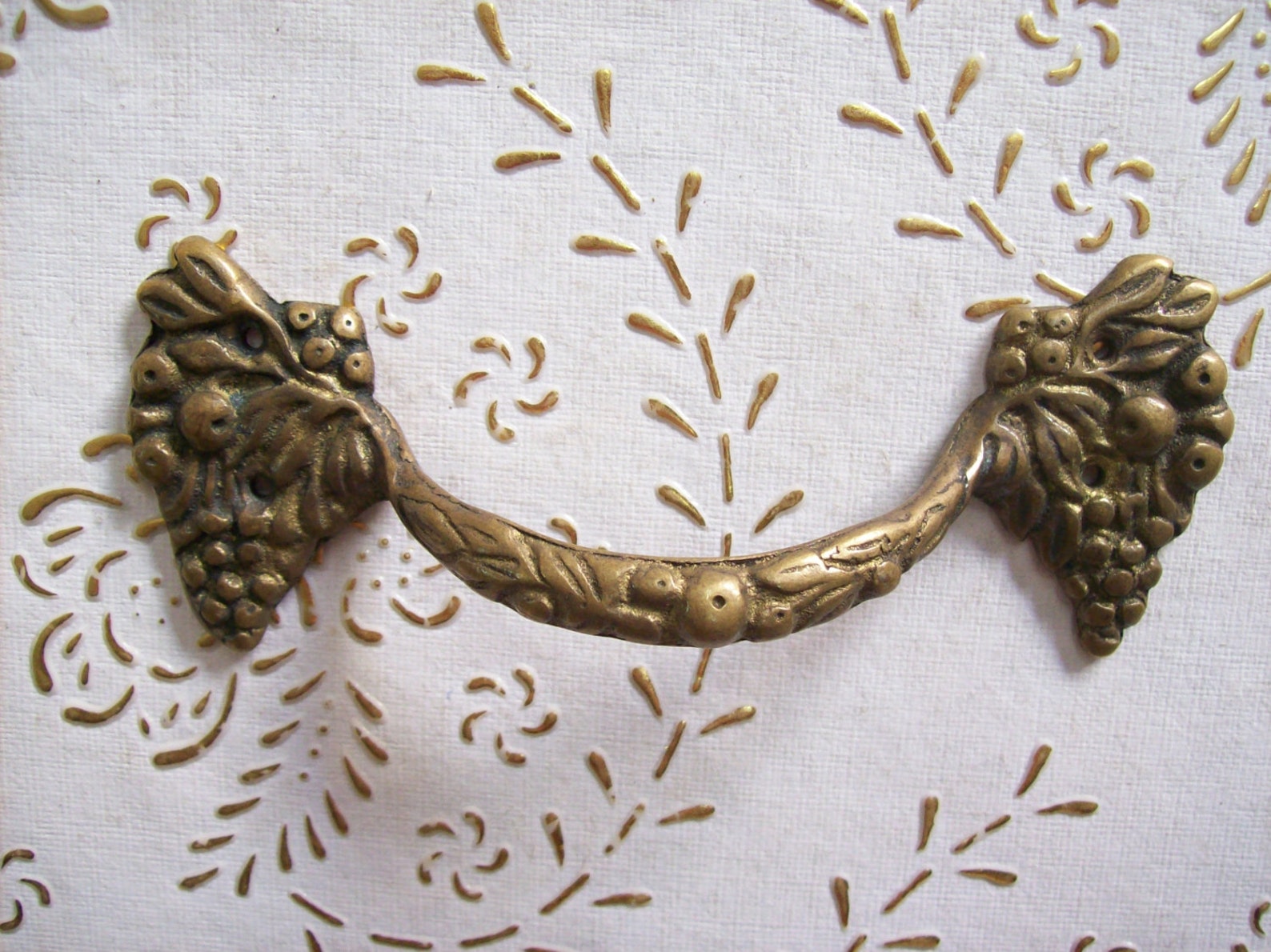 Vintage Italy Ancient Handle Antique Brass Furniture in | Etsy