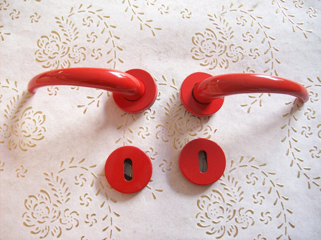 Vintage Italy Red Handle of Very High Quality. Red Handles. Italian ...