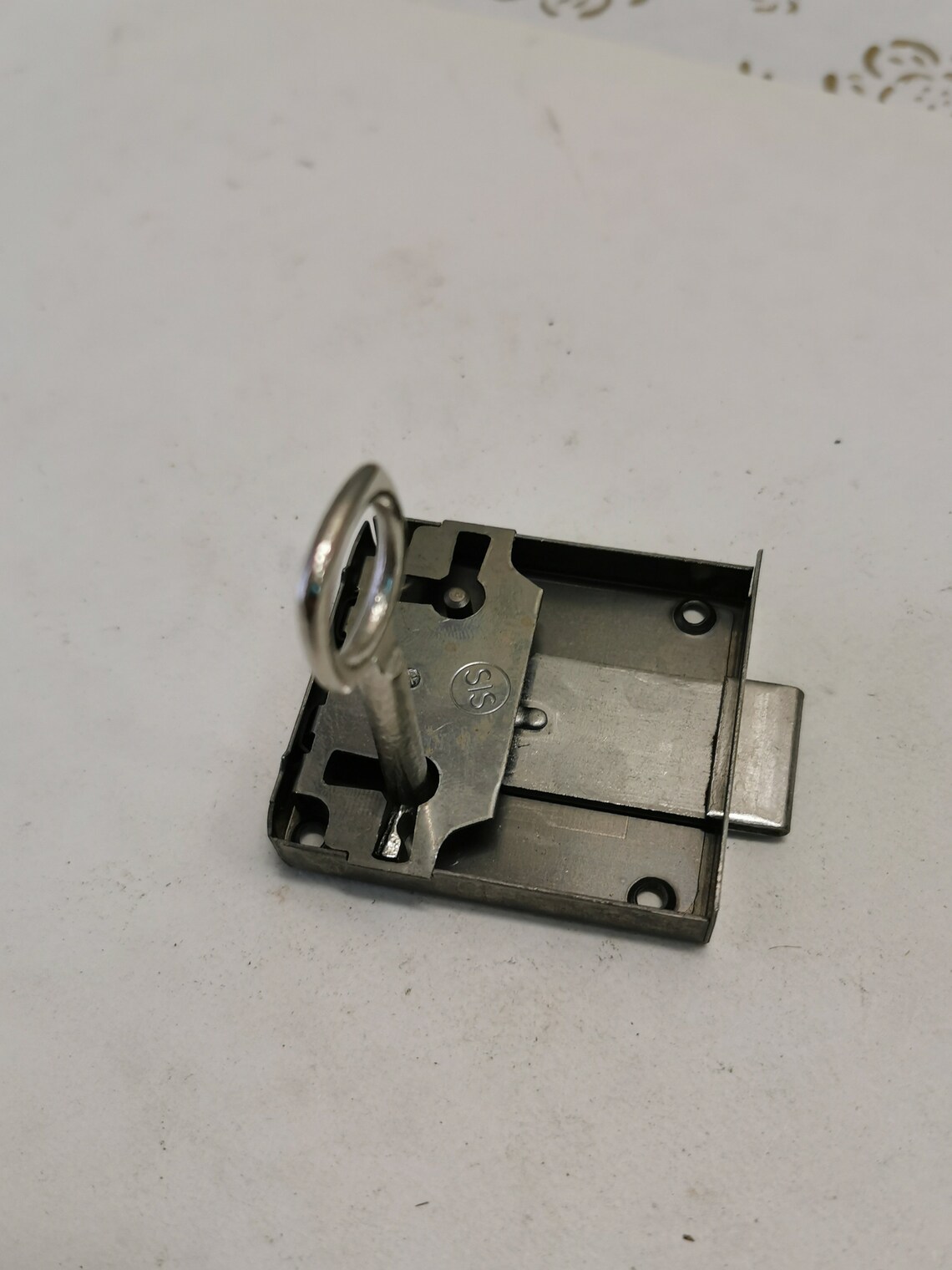 Vintage Italy LOCK with steel body with iron front plate mm | Etsy