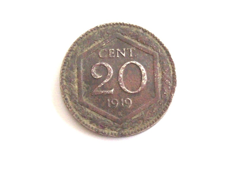 Vintage 1919 Antique Italy 20 Cent Coin. Kingdom of Italy - Etsy