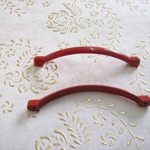 Italy Brass Handles in High Quality. Polished Red Handles. Iron Red ...