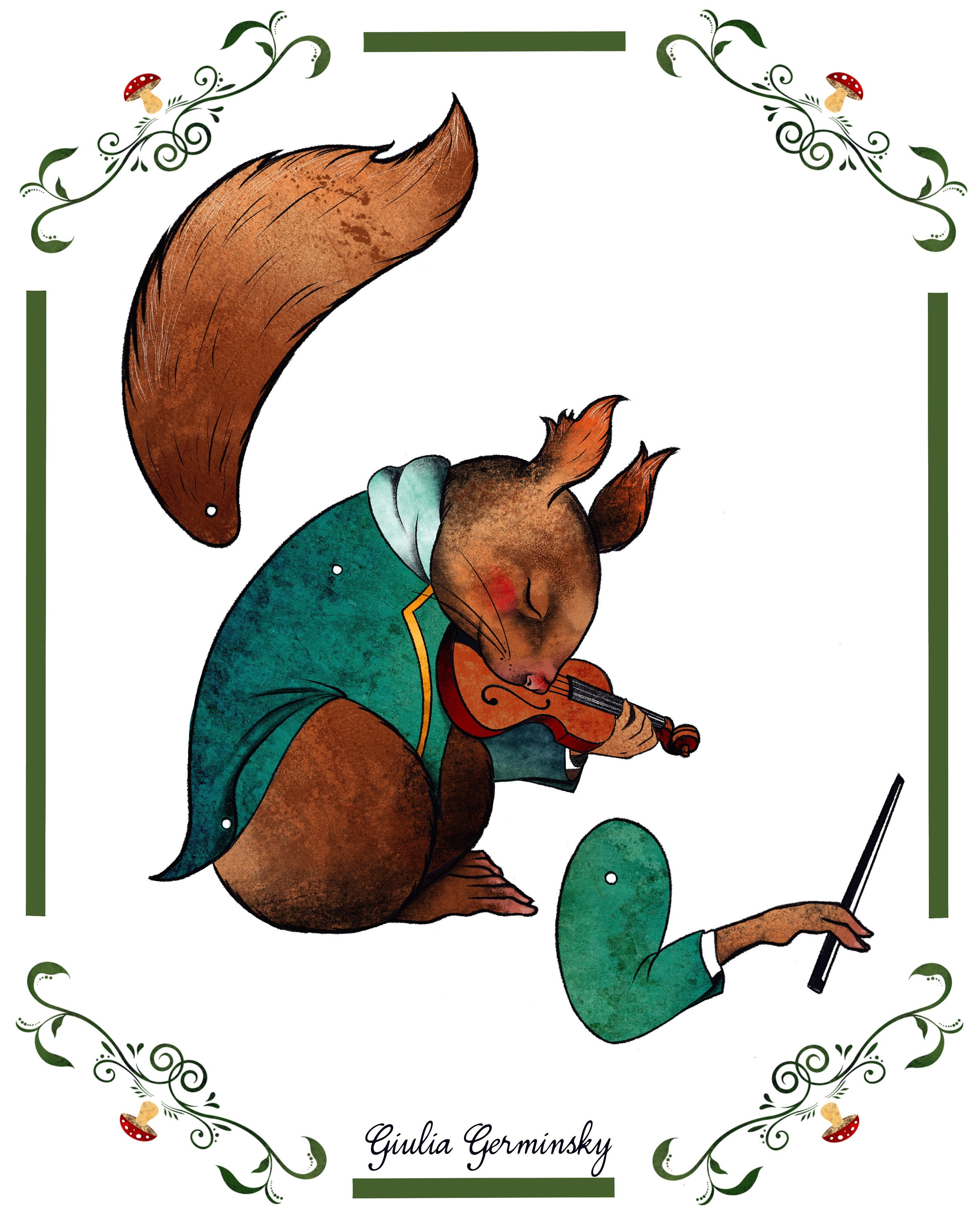 Articulated Printable Paper Squirrels, Digital Download, Paper Dolls ...