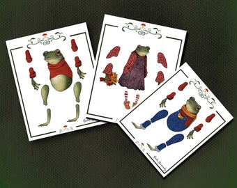 Articulated Printable Paper Bat, Digital Download, Paper Dolls, Instant ...