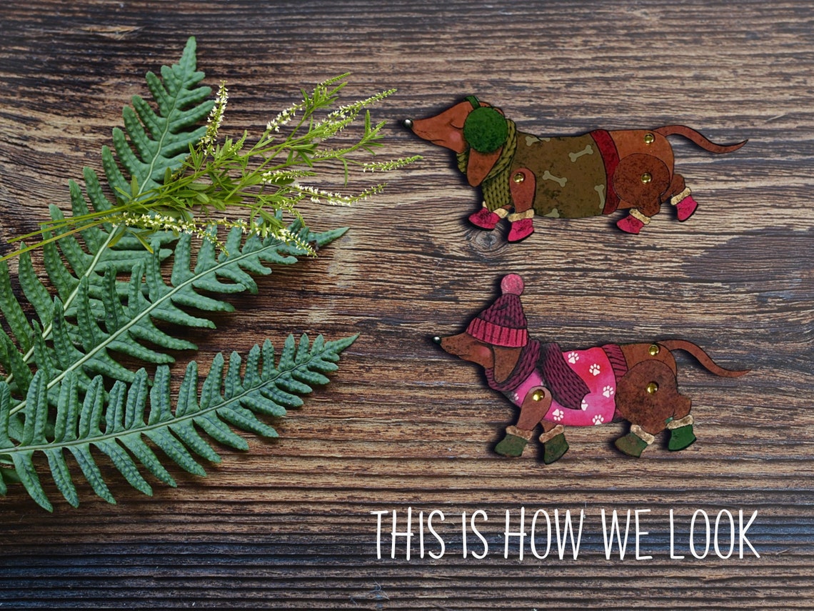Printable Dachshund Paper Doll, Articulated Puppet (digital Download ...