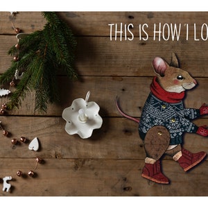 Articulated Paper Mice Printable, DIY Paper Doll (digital Download) - Etsy