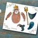 Articulated Poseidon Family Paper Dolls, Printable DIY Puppet (digital ...