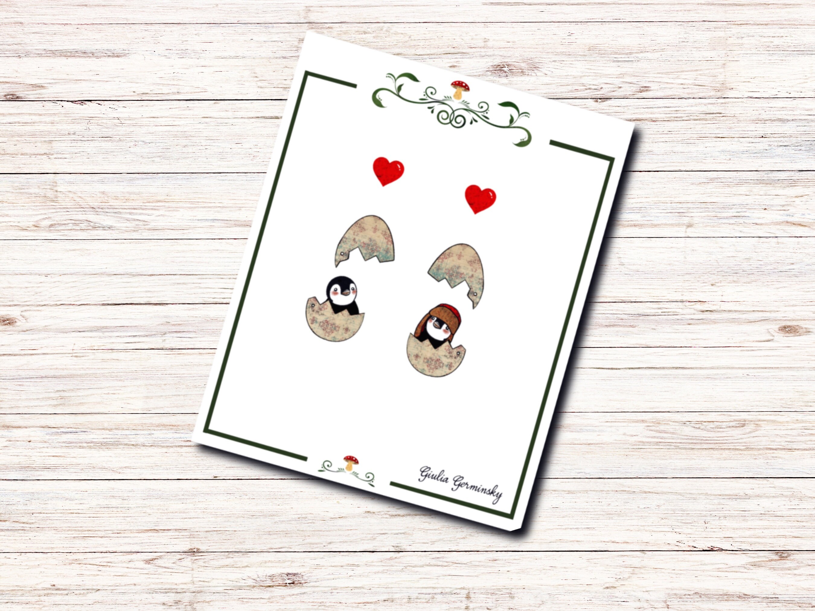 Articulated Printable Paper Penguins, Digital Download, Paper Dolls ...