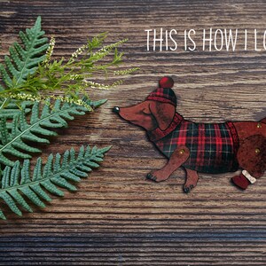 Printable Dachshund Paper Doll, Articulated Puppet (digital Download ...