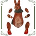 Articulated Printable Paper Squirrels, Digital Download, Paper Dolls ...