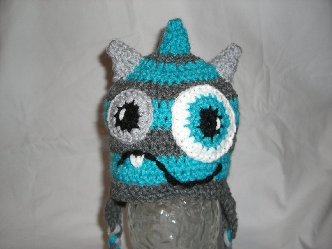 Monster Beanie - Etsy