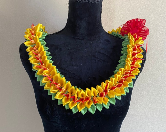 Flat Lei Yellow - Etsy