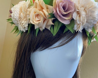 Hawaiian ORCHID Flower HAKU Flower Crown Lei Haku Hawaiian Haku Lei ...