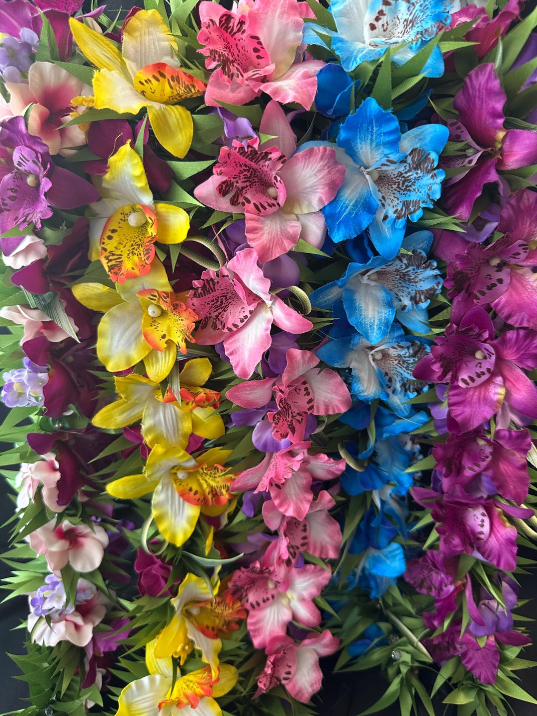 Double Orchid Haku Flower Crown - Etsy
