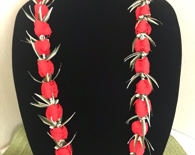 Mini rose red pearl lei - Etsy 日本