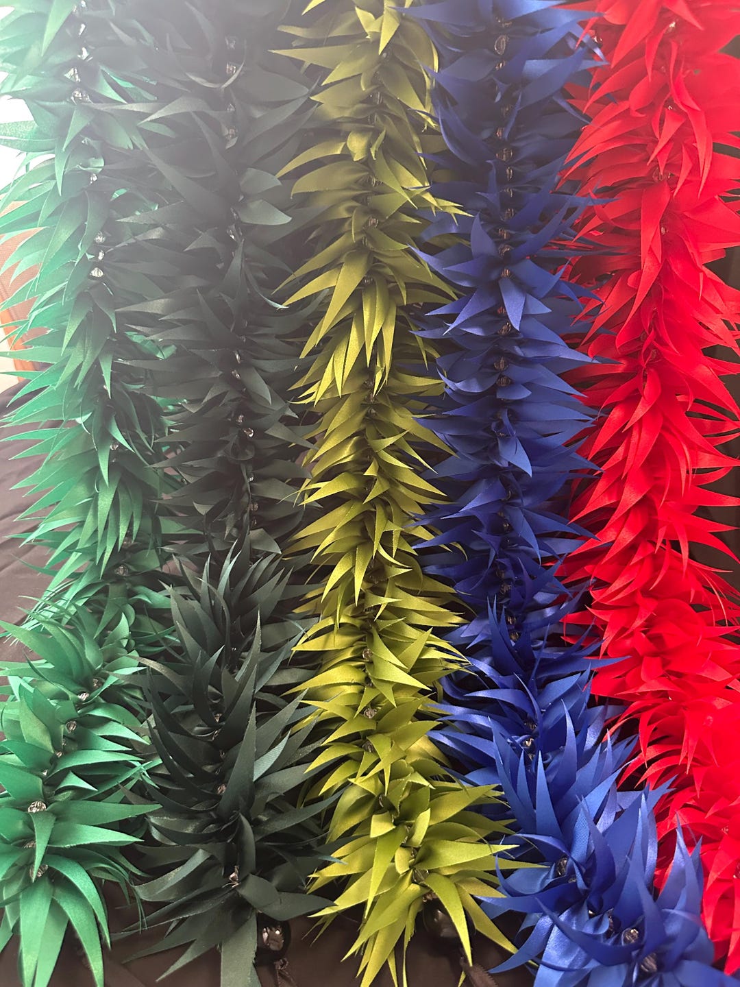 Handmade Satin Ribbon Lei - Hawaiian Style, Adjustable - Etsy