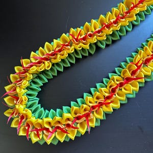 Flat Lei Yellow - Etsy