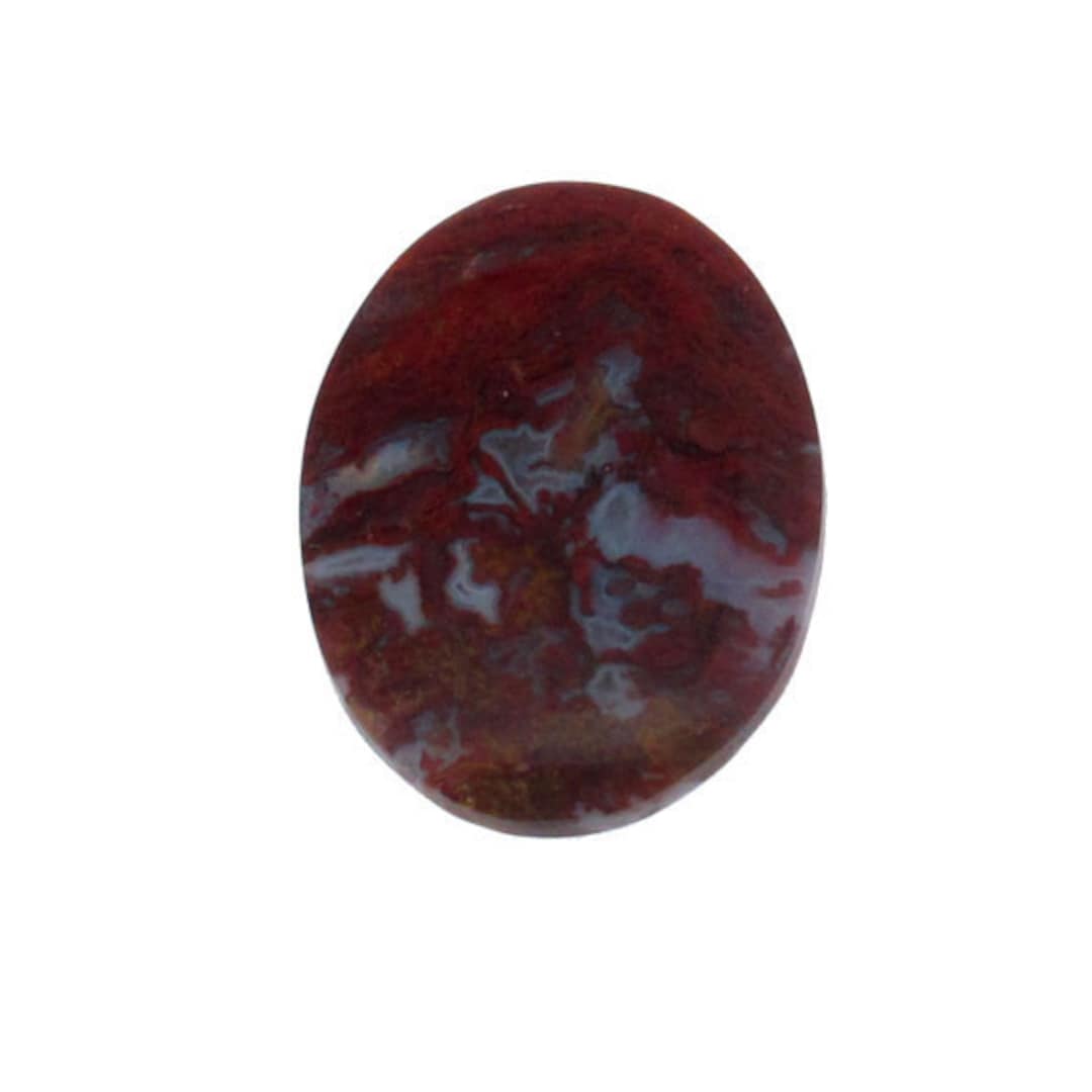 Red Jasper Agate Cabochon Oval Gemstone - Etsy