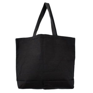 White Mandala on Black Cotton Canvas Tote Bag - Etsy