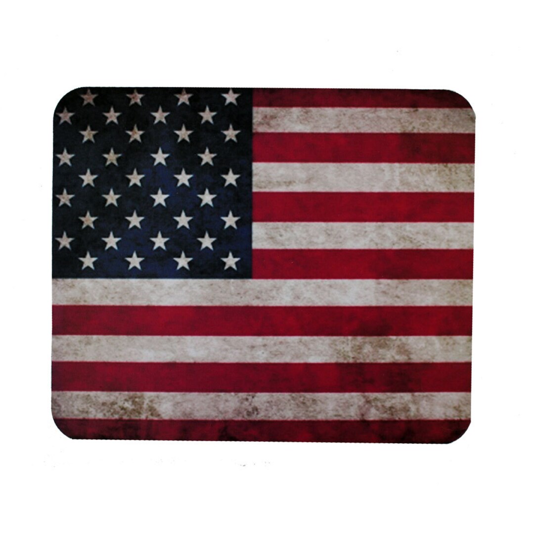 Rugged USA American Flag Mouse Pad Mat Computer Desk Accessories - Etsy