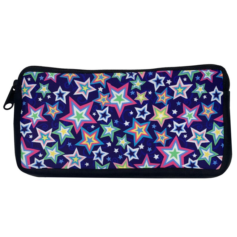 Magical Stars Purple Cosmetic Makeup Bag Pencil Case Zippered Pouch - Etsy