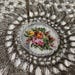 One Antique Circular Metallic Lace With Petit Point Center Repurpose ...