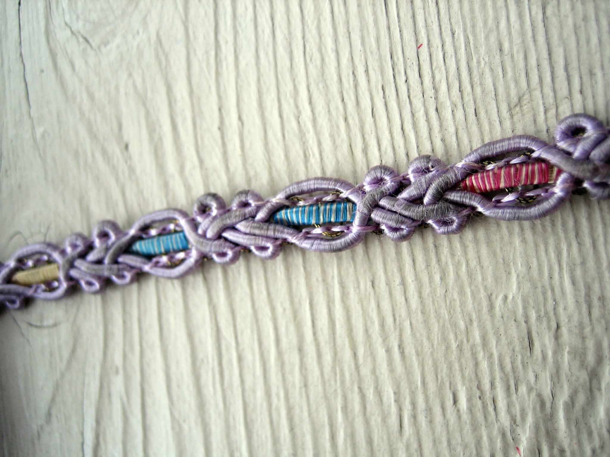 1/2 Yard Antique Braid With a Bit of Metallic Thread Down the Center ...