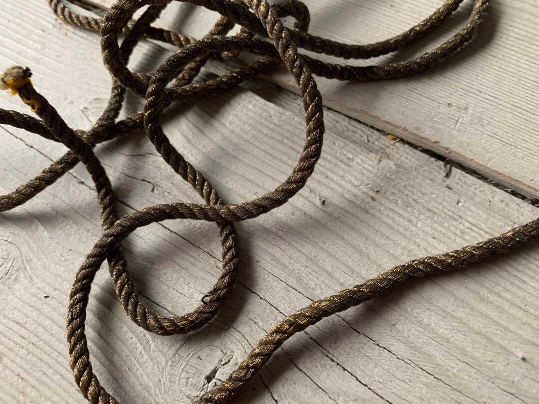 By the Yard Victorian Antique Bronze Metallic Cord Cording (ref A-4172 ...