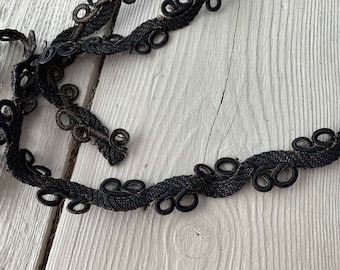 Select a Length Victorian Antique French Ombre Trim Metallic Edge ...