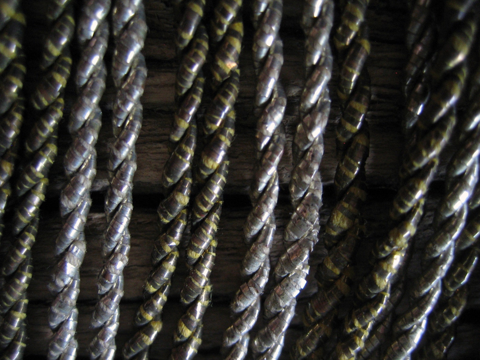 1/2 Yard 19th Century Victorian Metallic Fringe Cotton Cording Wrapped ...