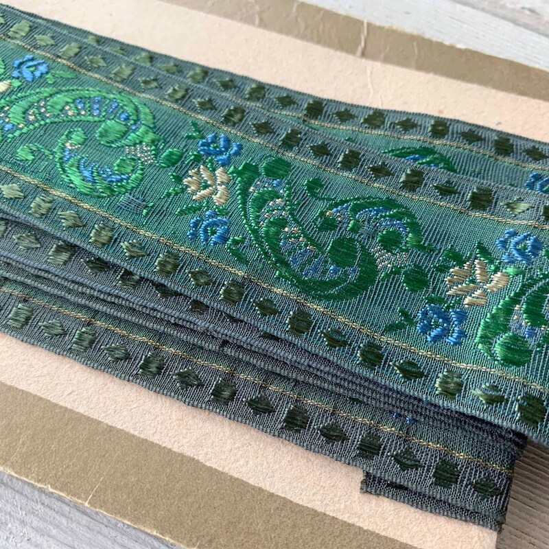 Embroidered Ribbon - Etsy