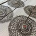 One Antique Circular Metallic Lace With Petit Point Center Repurpose ...