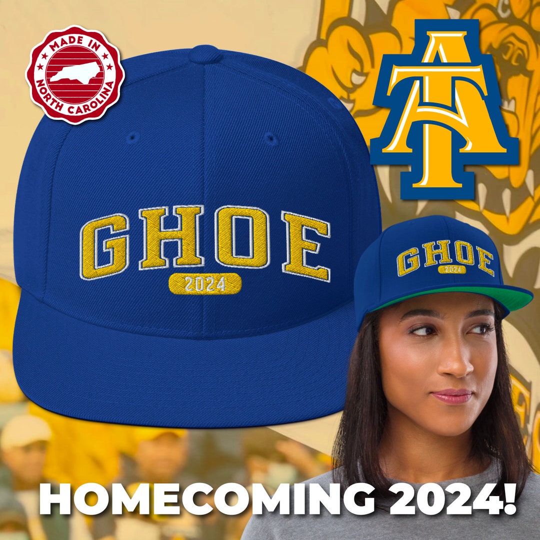 NC A&T Aggies GHOE 2024 Homecoming Snapback Hat EMBROIDERED - Etsy