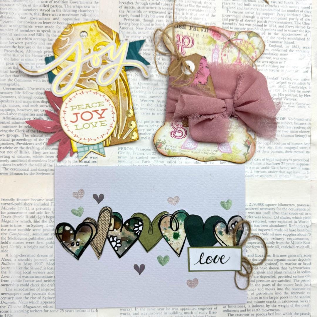 One of a Kind 3 Pack,handmade Index Card, Journal Cards, Junk Journal ...
