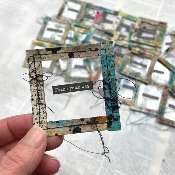 Handmade Specimen Windows Happy Scrap Sentiment Window - Etsy Australia