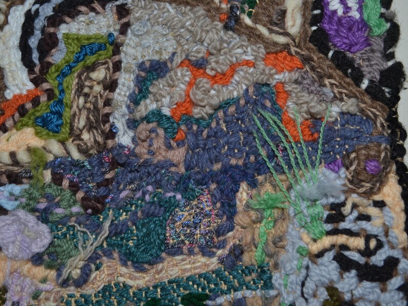 HAWK RIVER Abstract Zen Fiber Art Custom Wall Art OOAK All | Etsy