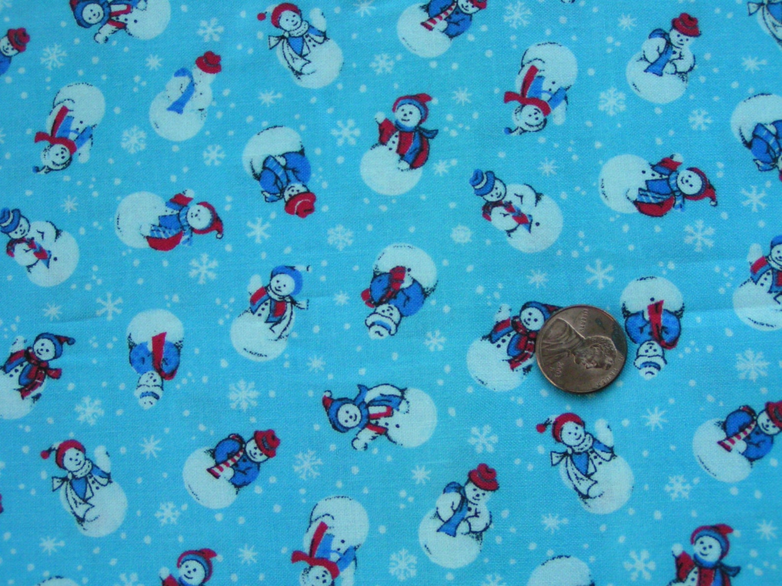 SNOWMEN Cotton Fabric for Your Winter Crafting and Holiday - Etsy