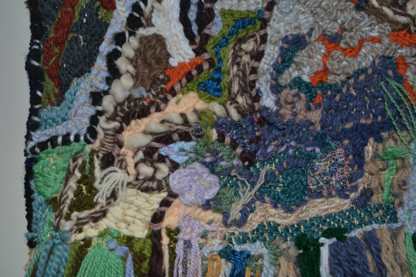 HAWK RIVER Abstract Zen Fiber Art Custom Wall Art OOAK All | Etsy