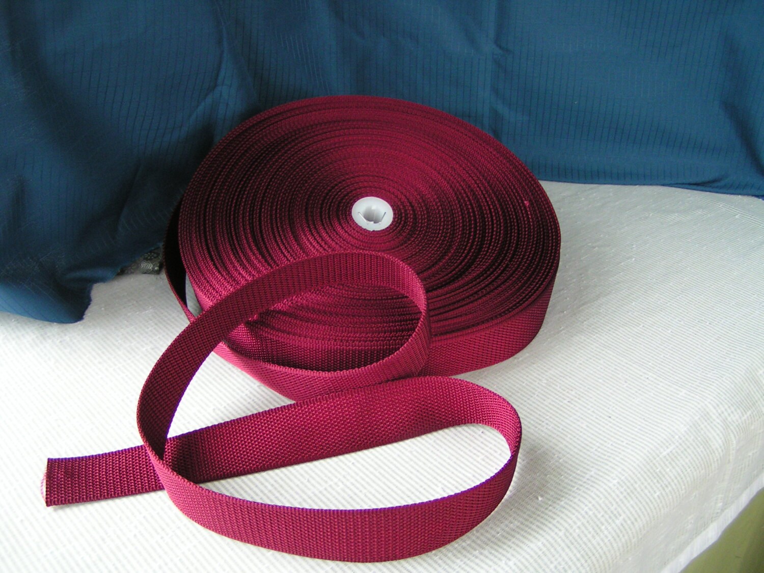 1 1/2 wide Dark Raspberry maroon 100% Nylon Webbing | Etsy